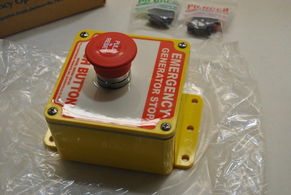 PILLA EMERGENCY STOP KIT GENERATOR GS120 PUSH PULL E-STOP MAINTAINED ...