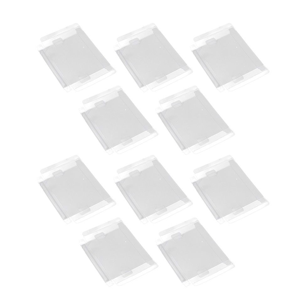 10Pcs Plastic Transparent Game Card Cover Clear Protective Case For ...