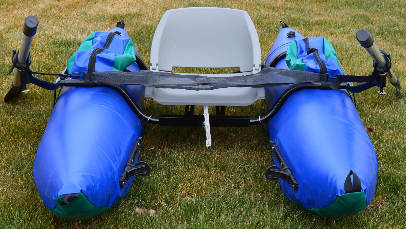 NOS San Juan by JW Outfitters 8 Foot One-Man Pontoon Boat with Oars | eBay