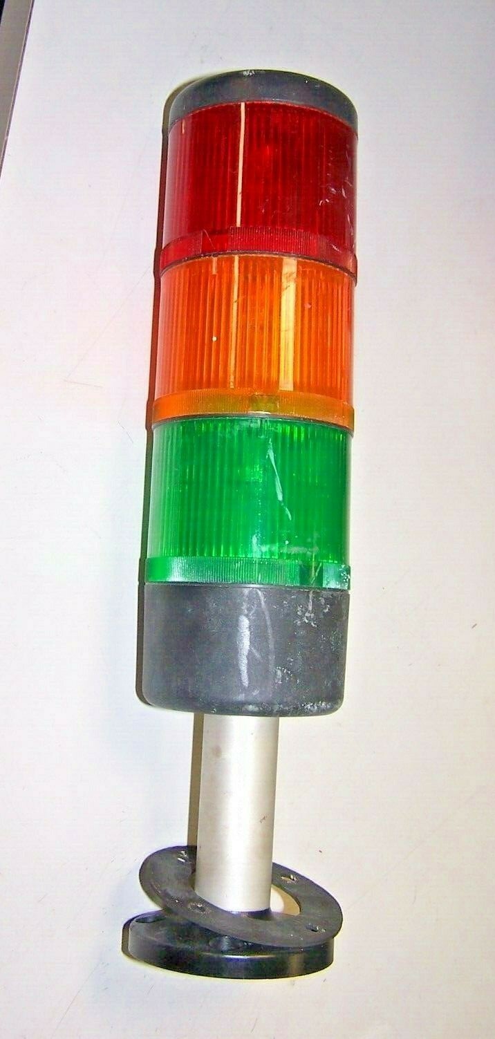 💥TELEMECANIQUE TOWER STACK LIGHT RED AMBER GREEN WITH STAND XVA-LC3 ...