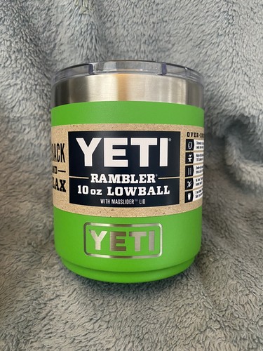 Canopy Green YETI Rambler 10oz Lowball Stackable W/Magslider Lid- Brand ...