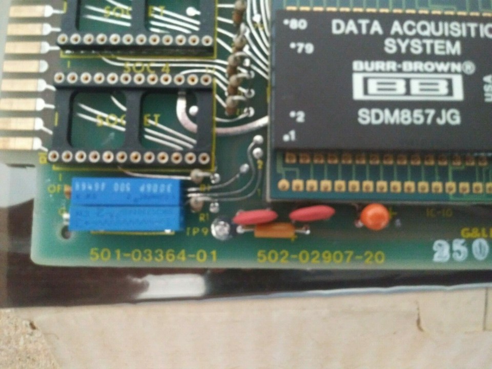 Giddings & Lewis 502-02907-20 Data Acquisition Board Module (11A) 501 ...
