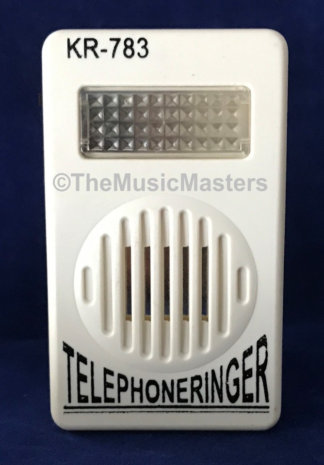 Home Telephone Strobe Light Phone Flasher Amplified Ringer Bell Hearing ...