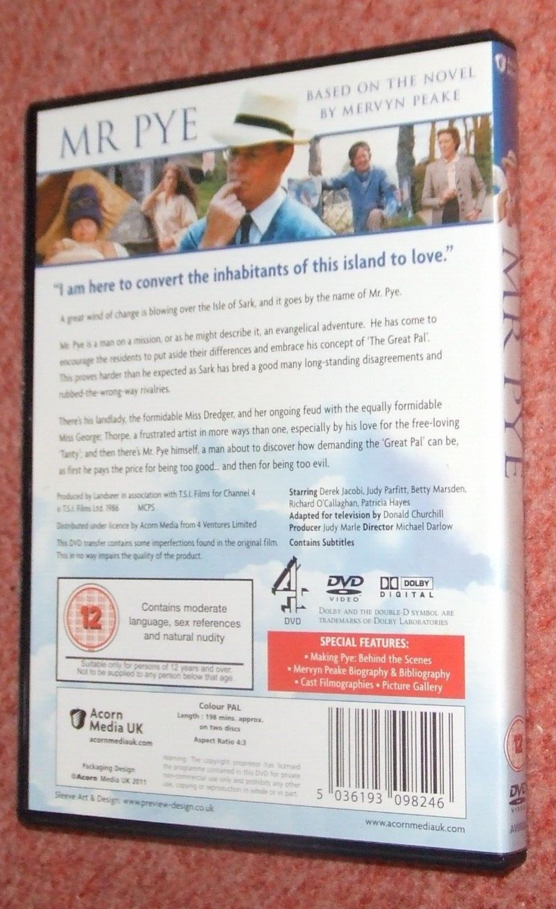 Mr Pye (DVD, 2011) for sale online | eBay