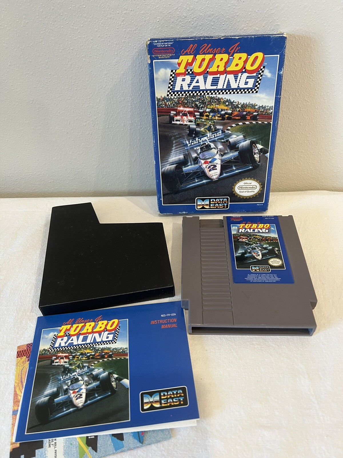 AL UNSER JR TURBO RACING NES Nintendo VIDEO game CIB 13252002128 | eBay