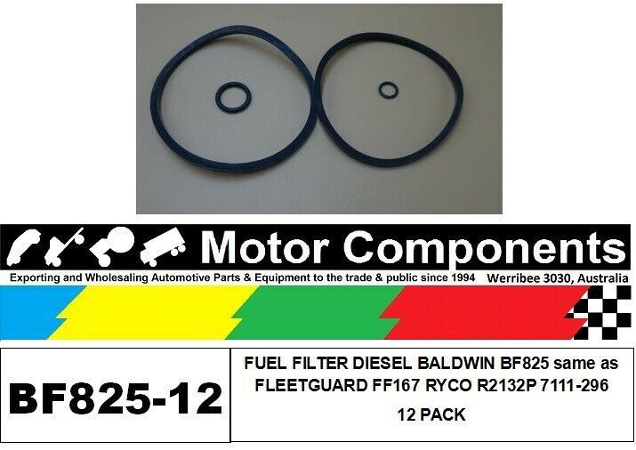 FUEL FILTER WIX 33166RE same as BF825 FF167 RYCO R2132P 7111-296 | eBay ...