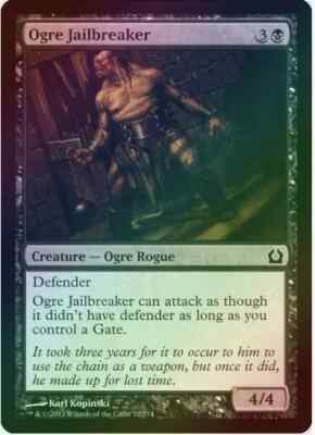 Ogre Jailbreaker Foil Return to Ravnica Light Play MTG Magic DNA GAMES ...
