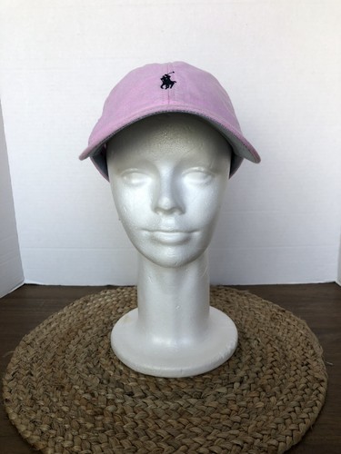 VTG Polo Ralph Lauren Pink Hat Adjustable Pony Casual Outdoors Cap VGC ...