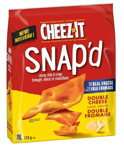 Cheez-It Snap'd Double Cheese Flavor Crackers, 213g | eBay