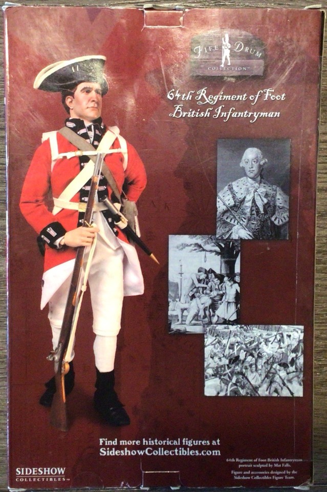 64th Regiment Of Foot British Infantryman 12" Revolution Soldier ...