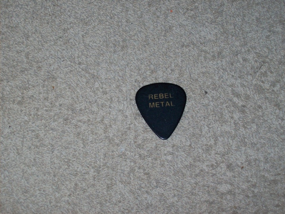 Hank Williams Jr. Rebel Metal Tour Issued Guitar Pick | eBay