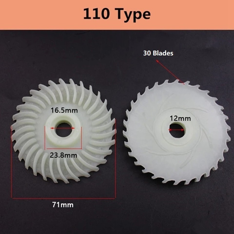 For 4100 Type Motor Fan Impeller Blade Marble Accessories Blade Motor ...
