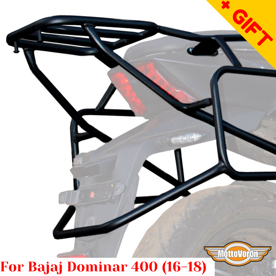 For Bajaj Dominar 400 Rack luggage system D400 Side carriers for soft ...