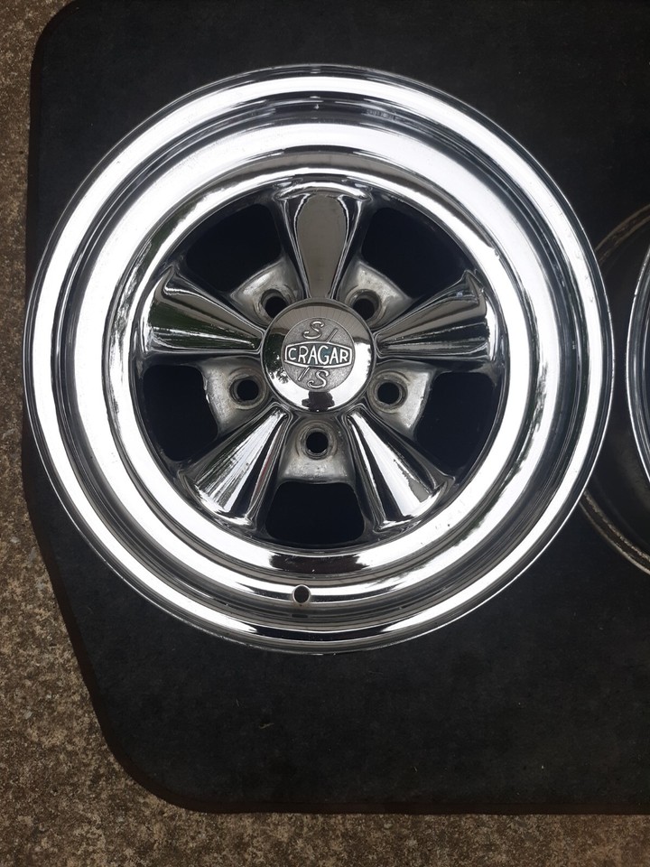 Cragar SS Wheels 15x7 Vari-Fit Chevy-Ford-Mopar Pair | eBay
