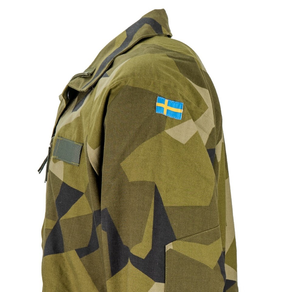 Original Swedish Army M90 Camouflage Lightweight Jacket - Imperfect-All ...
