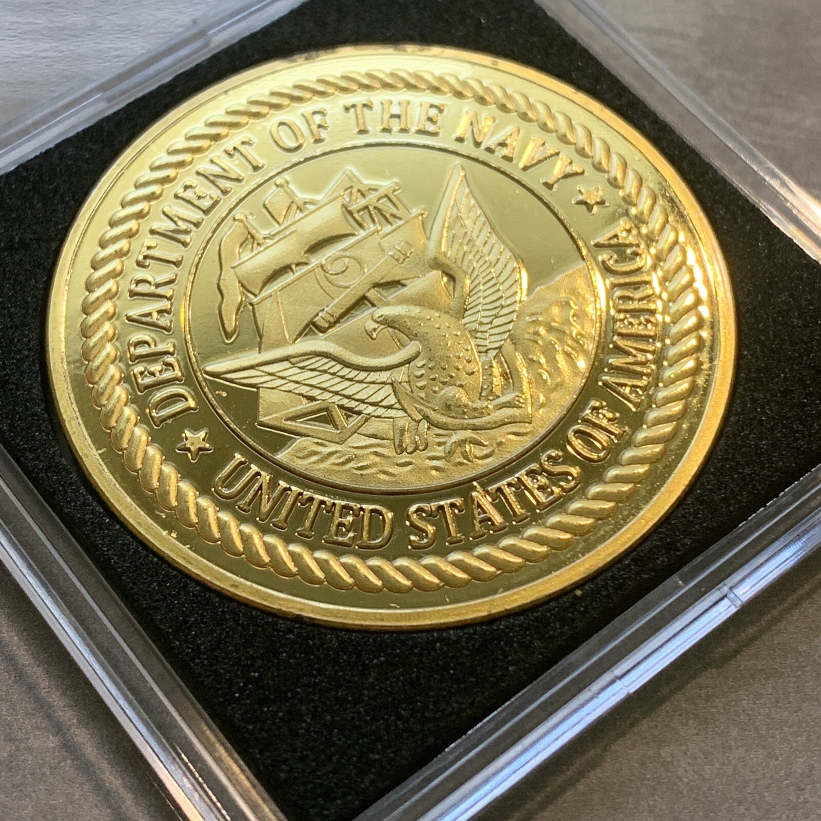 UNITED STATES NAVY Challenge Coin "CPO MESS" Chief Petty Officer with ...