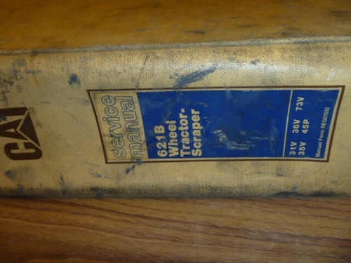 CAT Caterpillar 621B Wheel Tractor Scraper Shop Service Repair Manual ...