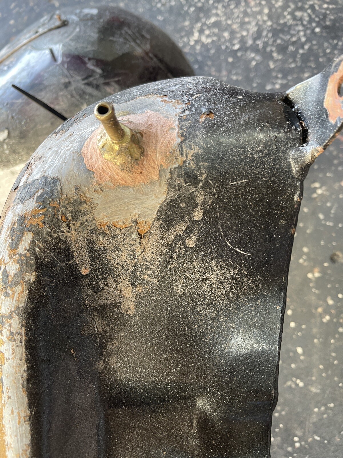 harley davidson panhead gas fuel petrol tanks 1961 1962 OEM FLH FL Duo ...