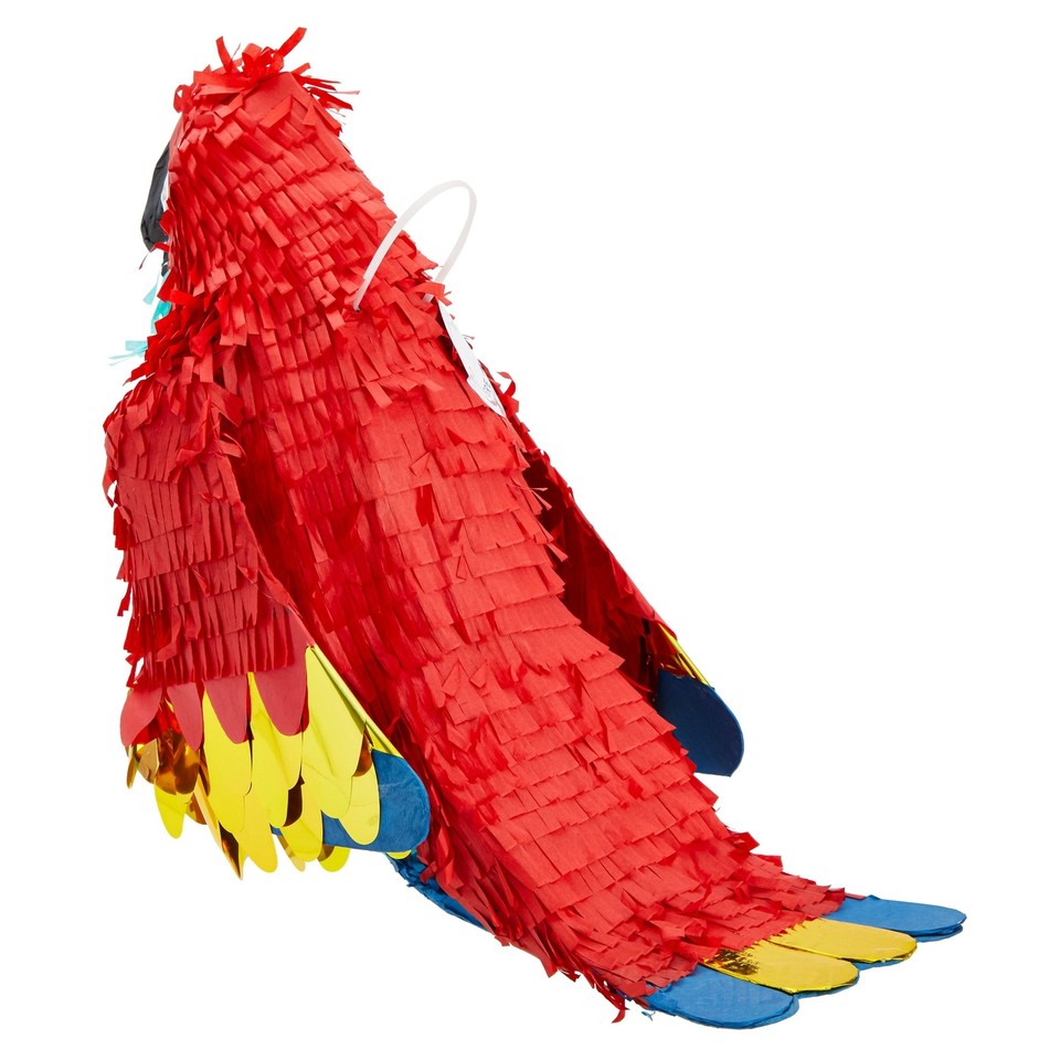 Small Parrot Pinata for Pirate Party Decorations, Tropical Birthday ...