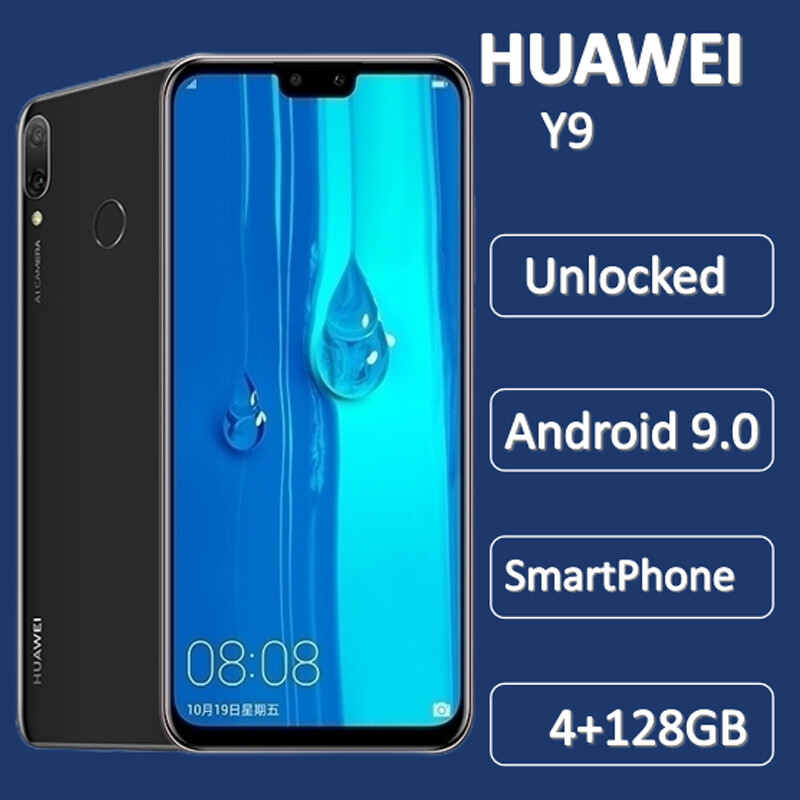 Unlocked Huawei Y9 4+128GB Global Version with Multi-Language Support