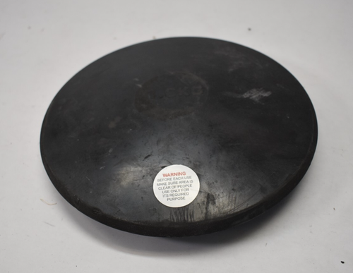 1.6kg Rubber Discus Practice Tool Black USED Sports Throwing Durable ...