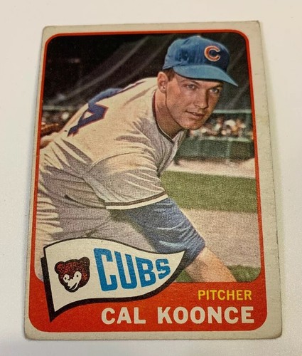 1965 Topps # 34 Cal Koonce Baseball Card Chicago Cubs | eBay