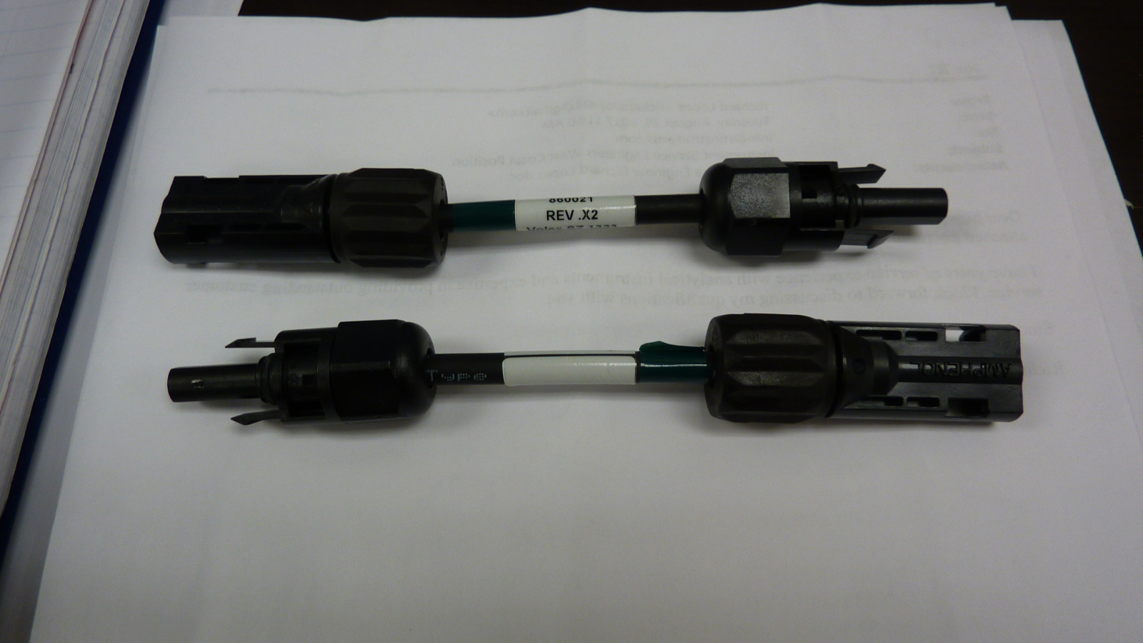 Volex PVM micro inverter Adapter Waterproof Male/Female Solar Connector ...