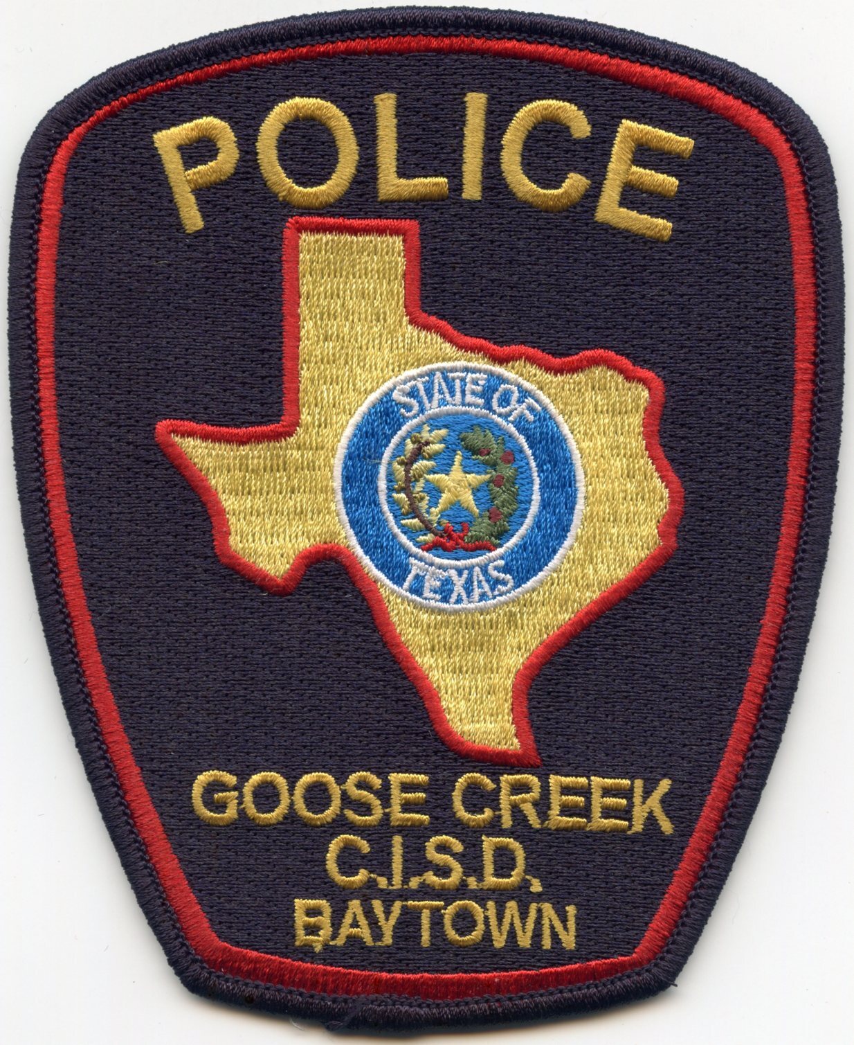 GOOSE CREEK BAYTOWN CISD ISD INDEPENDENT SCHOOL DISTRICT TEXAS POLICE ...