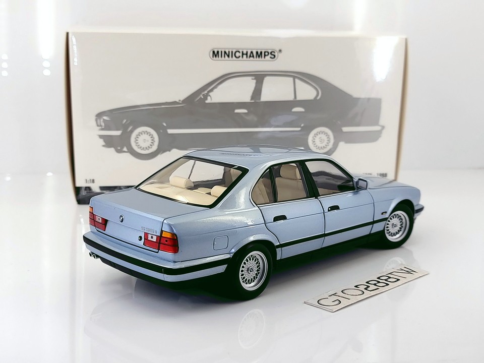 Minichamps 1:18 scale BMW 535i Sedan(E34) 1988(Light Blue Metallic) 5er ...
