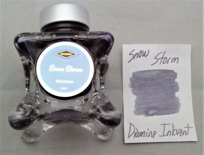 Diamine 50 ml Blue Edition Fountain Pen Bottled Ink Inkvent Snow Storm ...