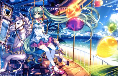Anime ocean vocaloid hatsune miku scenic Custom Playmat Mat Pad | eBay
