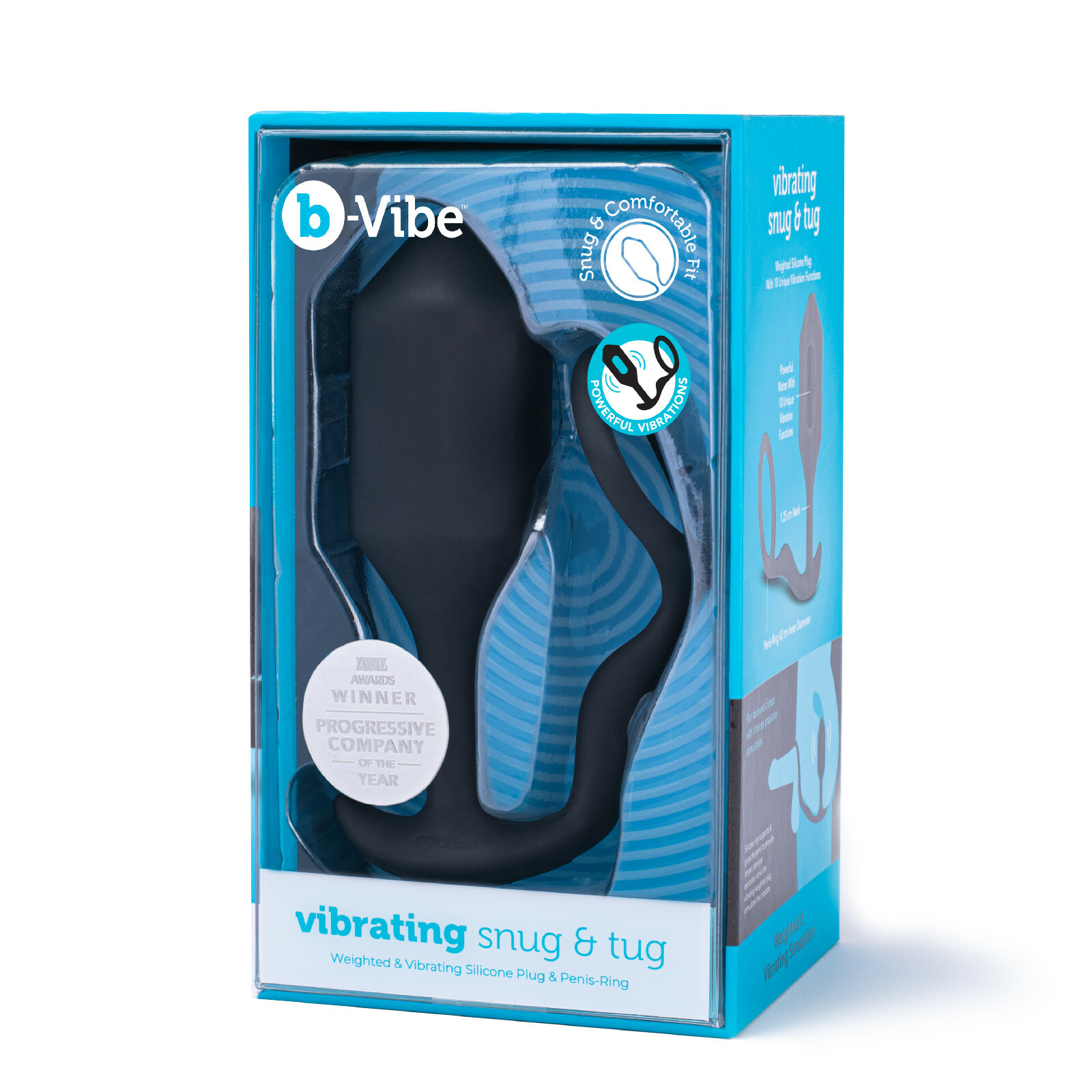 B-Vibe ANAL PLUG ANALE vibrante con ANELLO FALLICO vibrating SNUG & TUG GRANDE | eBay