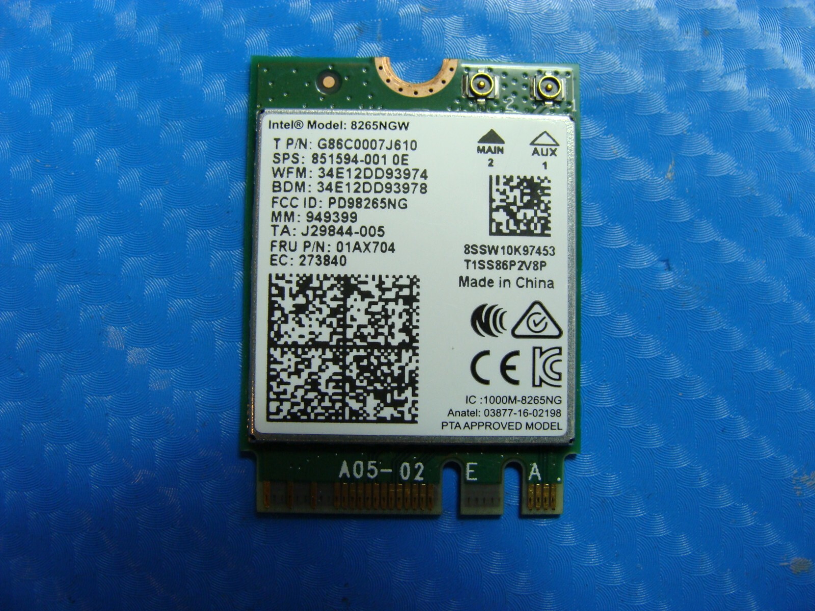 Gigabyte AERO 15 15.6" 15x OEM Wireless WiFi Card 8265NGW | eBay