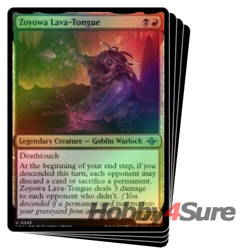 Foil Zoyowa Lava-tongue X4 M/NM Magic MTG The Lost Caverns Of Ixalan | eBay