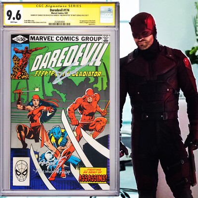 CGC 9.6 SS Daredevil #174 signed by Charlie Cox & Matt Gerald 1st Hand ...