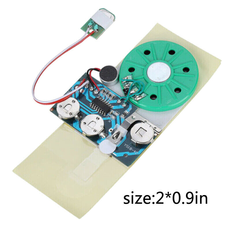 30s Greeting Card Recordable Voice Sound Module Chip With Speaker ...
