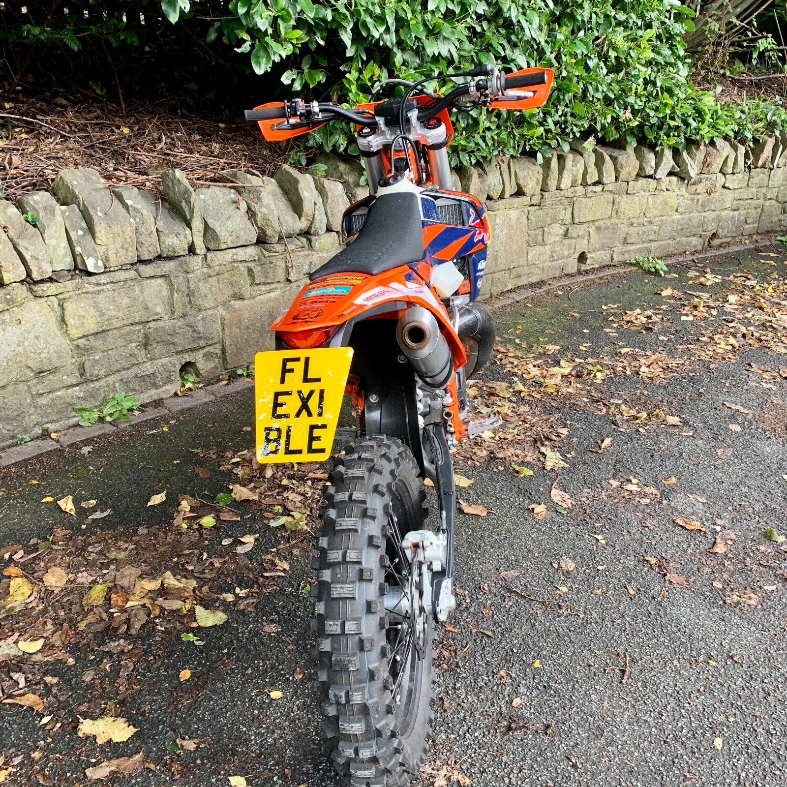FLEXIPLATE™ FLEXIBLE Small TAPERED SHOW NUMBER PLATE KTM EXC ENDURO ...