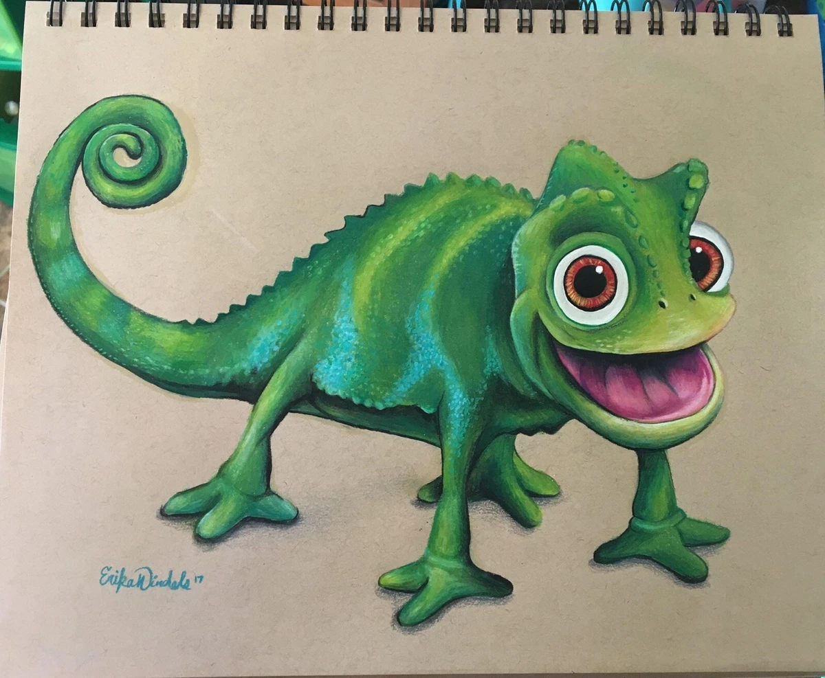 Disney Sketches Tangled Pascal