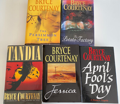 Bryce Courtenay Bundle X 5 Large Hardcover Books Jessica Tanda Potatoe ...