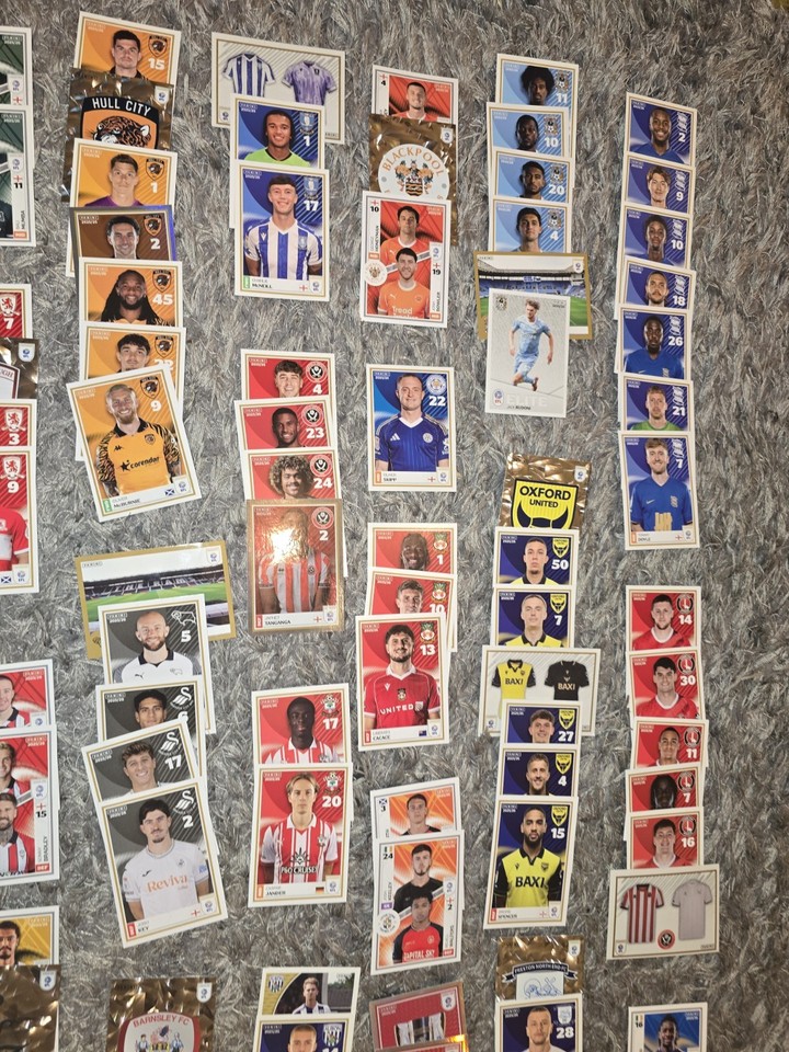 EFL 2025/26 Football sticker Collection Panini 160 Stickers The Odd ...
