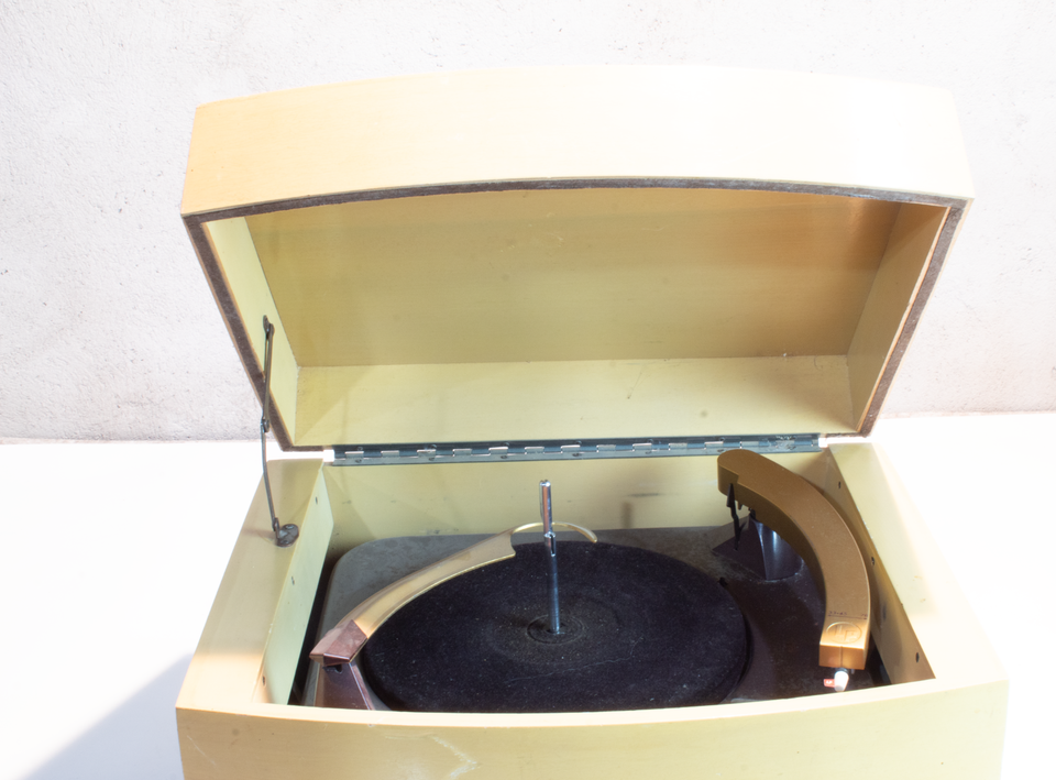 Rare Vintage Blond Columbia Model 420 Phonograph Record Player for ...