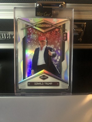 President Donald Trump - Alumination 13/25 Card - Wild Card - USA MAGA ...