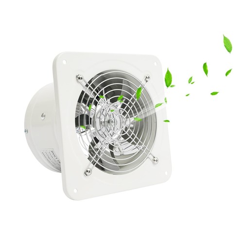 6 Inch Exhaust Fan Wall Mounted Vent Fan, Metal Extractor Fan for ...