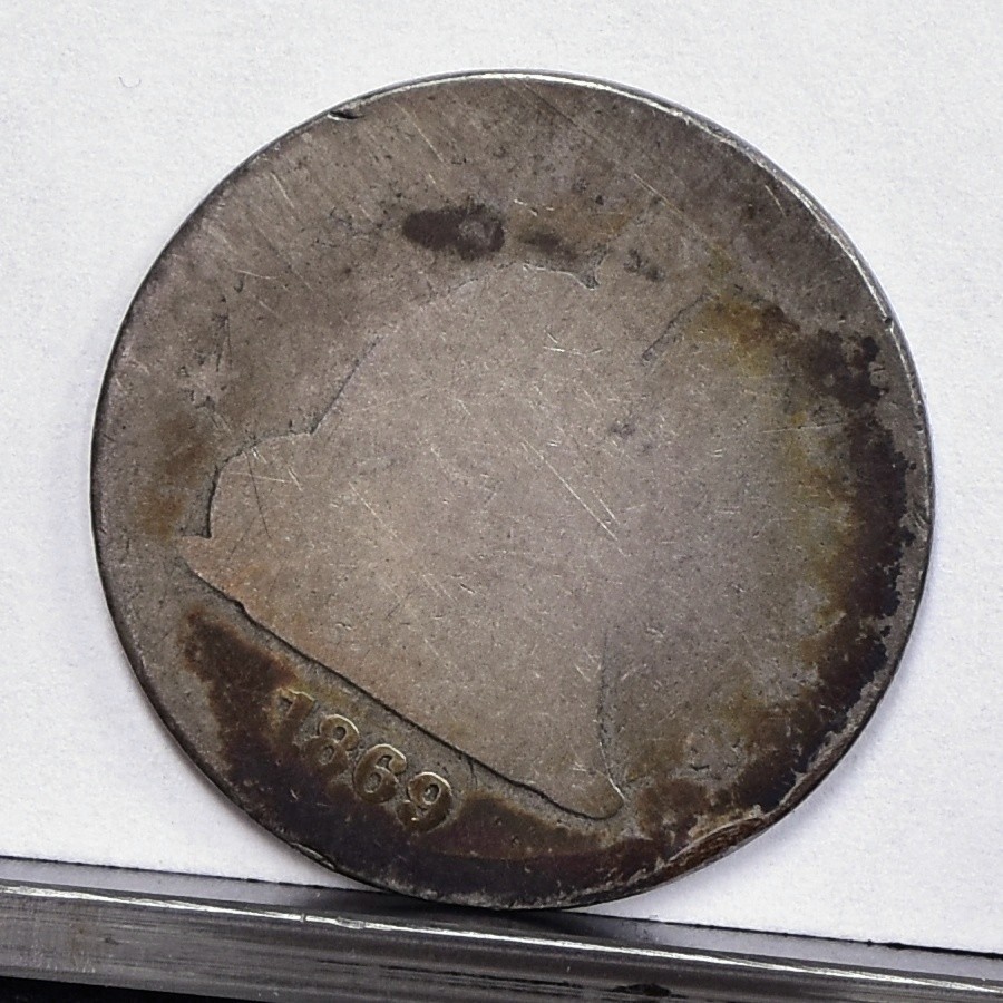 1869-S Liberty Seated Quarter - AG Details, Cleaned (#59758-L) | eBay