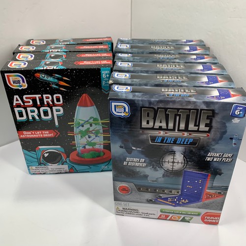 Lot of 10 Travel Games New Sealed Battle & Astro Drop Gift Giveaways ...