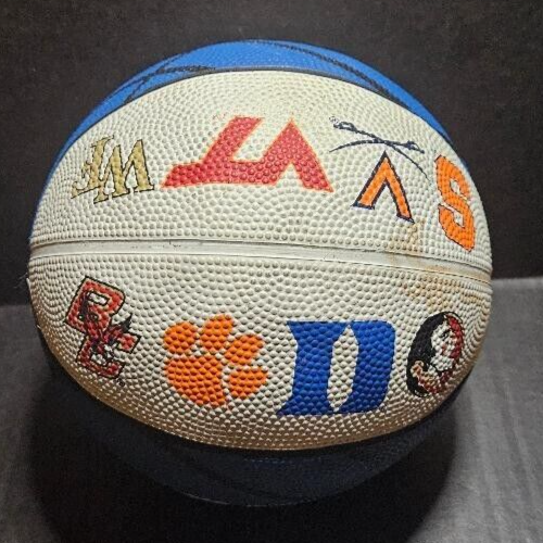 ACC Mini Basketball, Atlantic Coast Conference, All 15 Teams Logos on ...