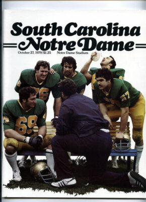 Notre Dame v South Carolina 1979 Football Program - Rusty Lisch ...