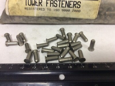 Qty (100) PEM TPS-4MM-12 Stainless Self Clinching Pilot Pins, 4MM Dia X ...
