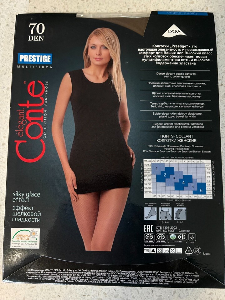 Conte Prestige 70 den - Microfibre Women Pantyhose | eBay