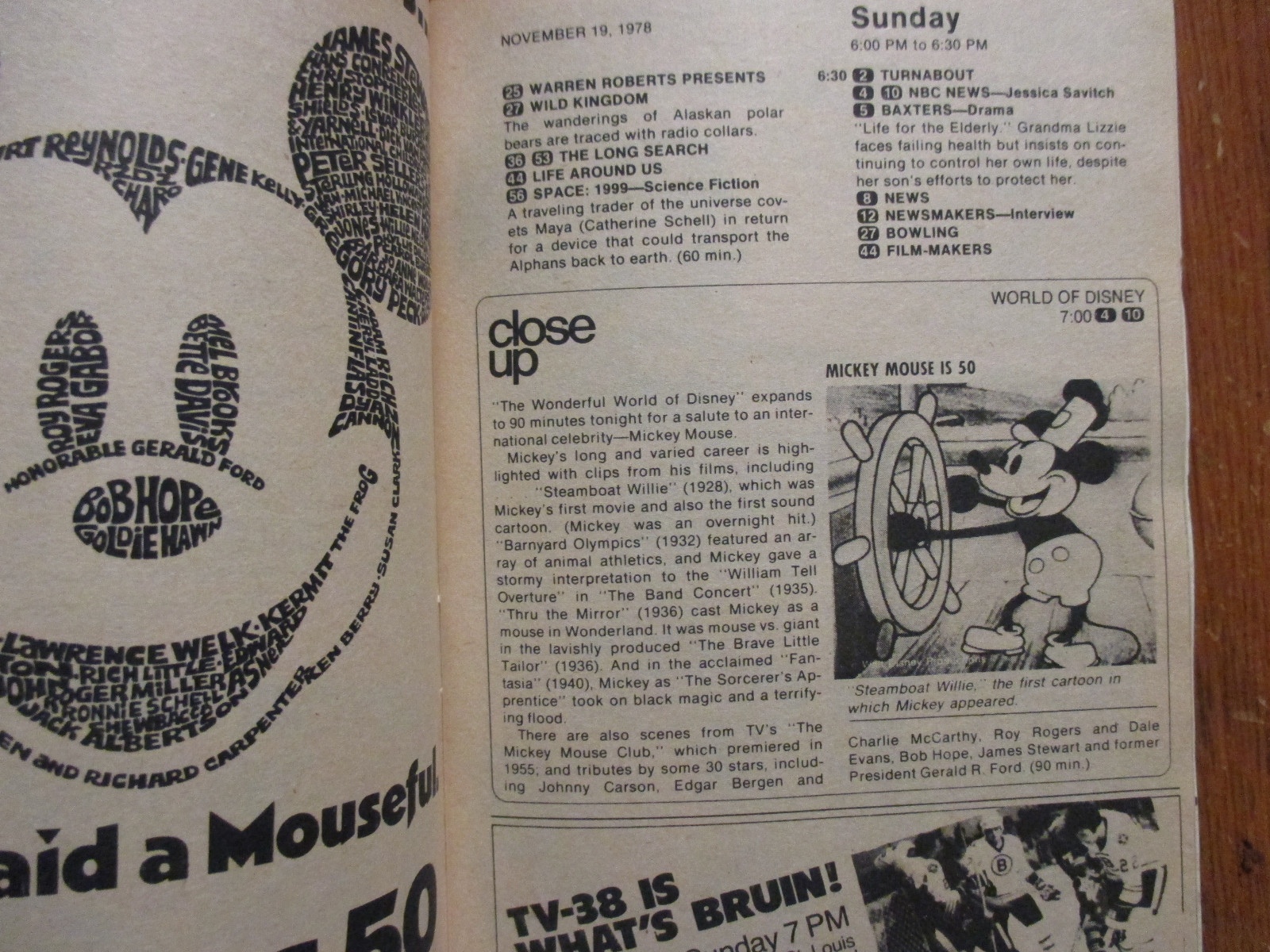 Nov. 18, 1978 TV Guide(JOHN HOUSEMAN/THE PAPER CHASE/MICKEY MOUSE/REMY ...